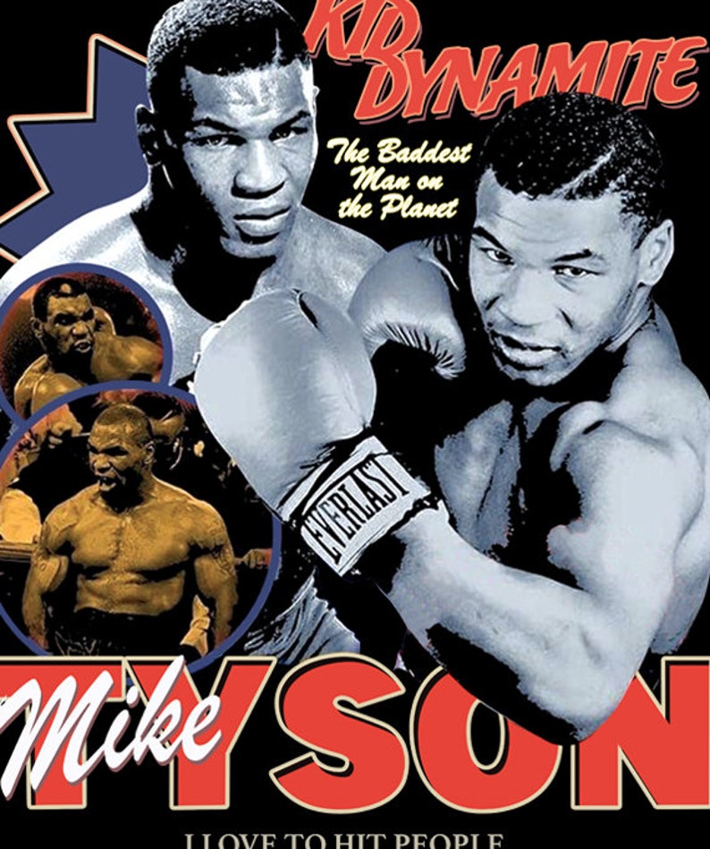 Mike Tyson Kid Dynamite T-shirt - Etsy