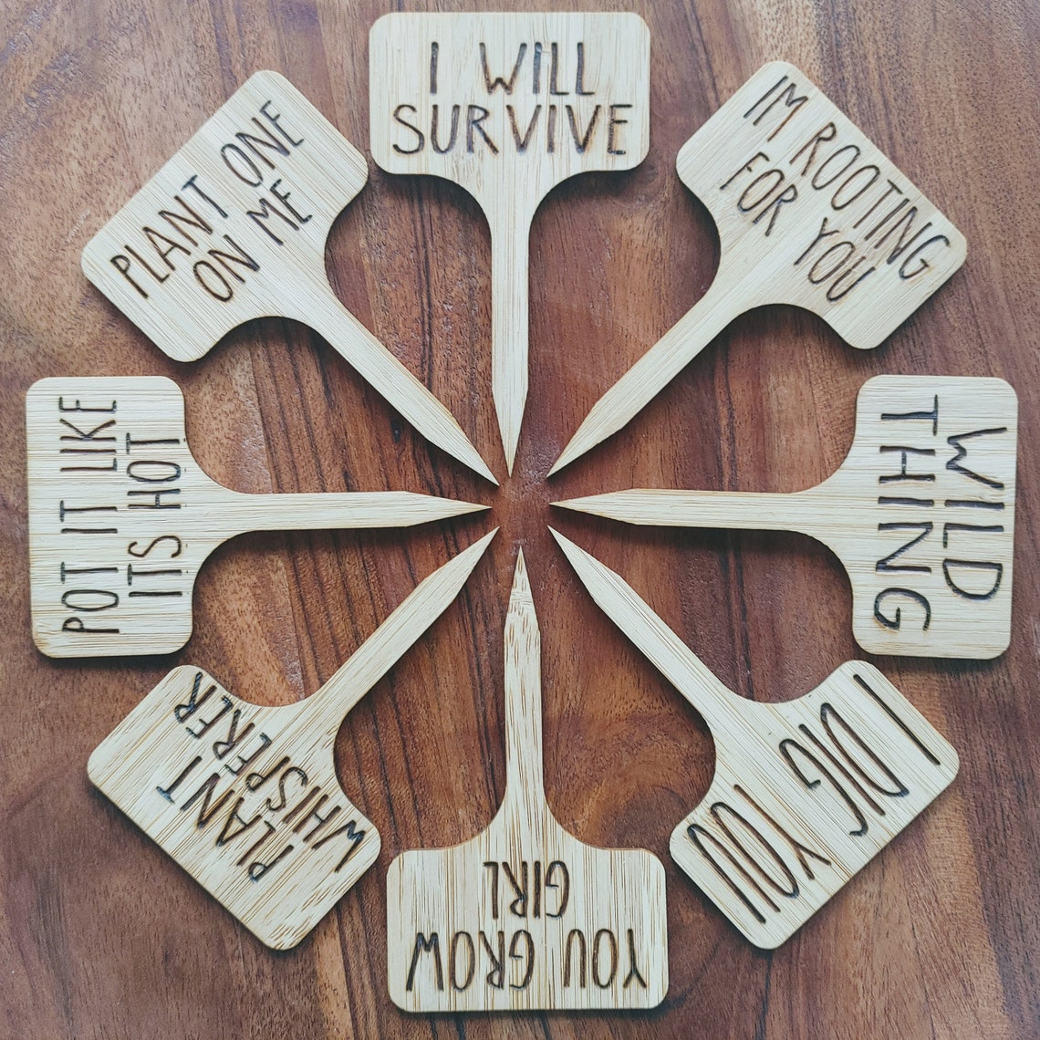 Plant Stakes cute - Etsy