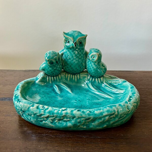 Owl Dish - Etsy