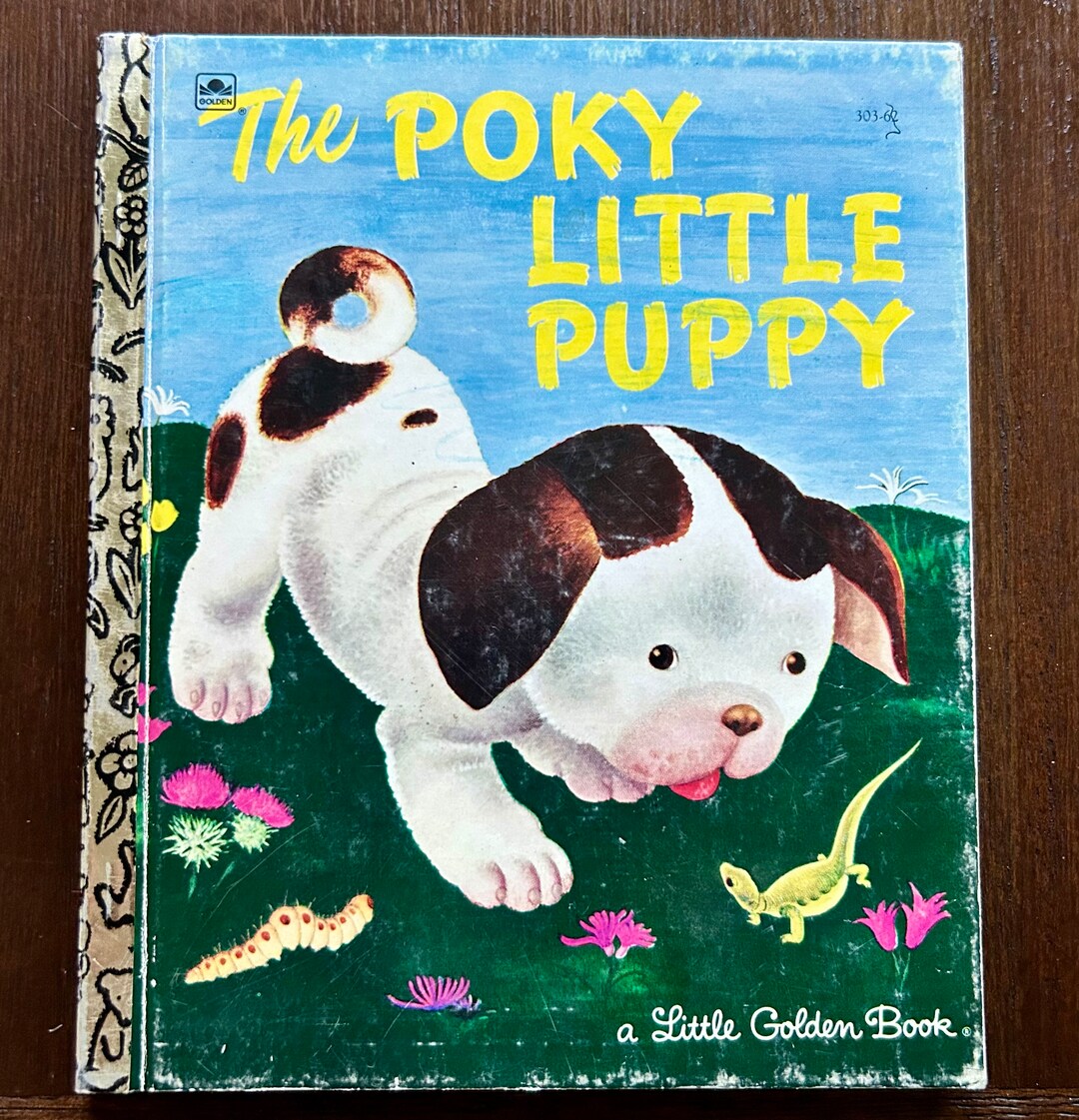 The Poky Little Puppy ( a Little Golden Book) Renewed 1970 - Etsy