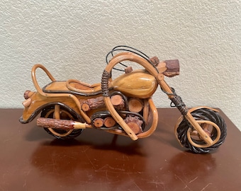 Rattan Motorcycle - Etsy