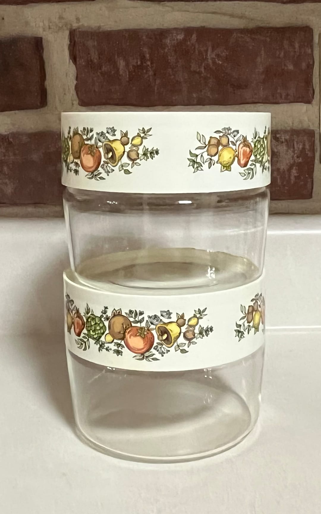Vintage Collectible Pyrex Corning Ware Spice of Life Stacking Canister ...