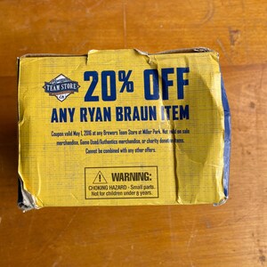 NIB 2016 Ryan Braun Bobblehead Milwaukee Brewers “home Run Record” SGA ...