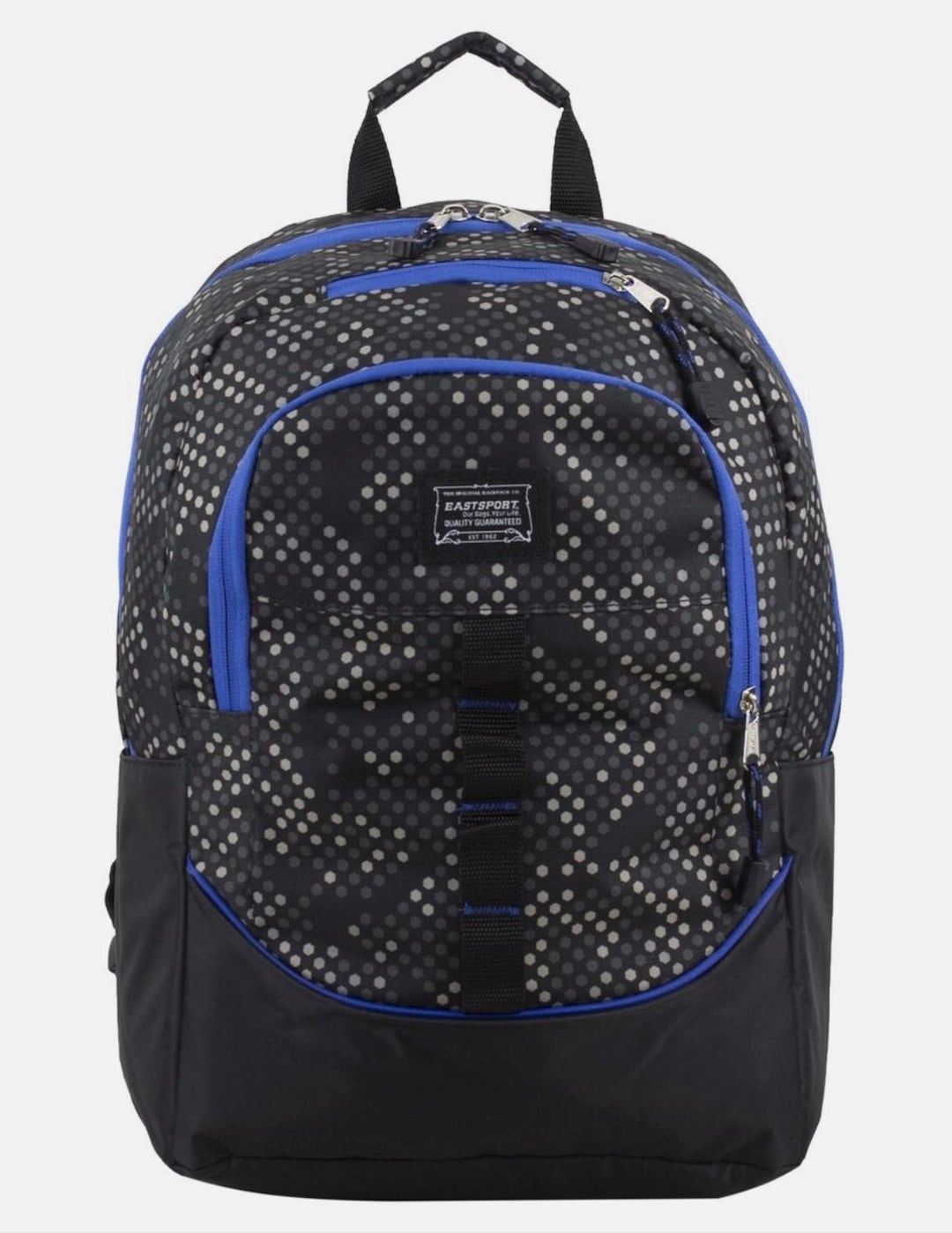 Eastsport Backpack - Black, Blue, Gray, Taupe Hexagon 18” X 14” X 7” - Etsy