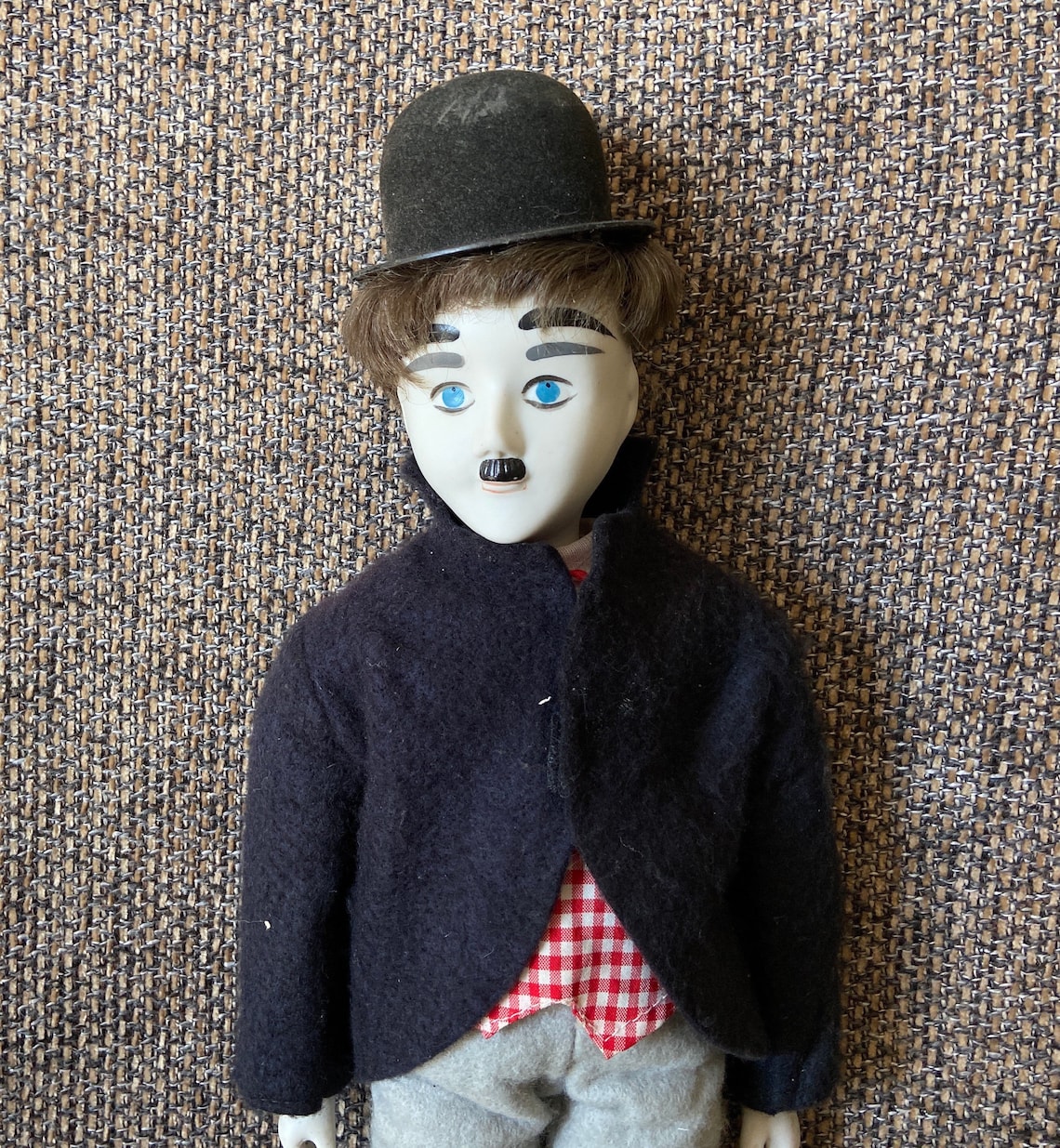 Vintage Porcelain Charlie Chaplin 17 Doll | Etsy