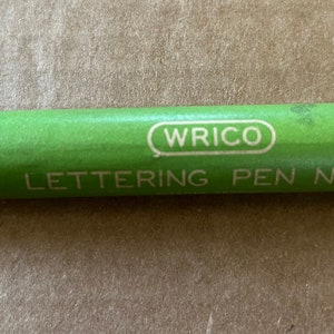 Vintage Collectible WRICO No. 3 Lettering Pen -drafting Pen - Etsy