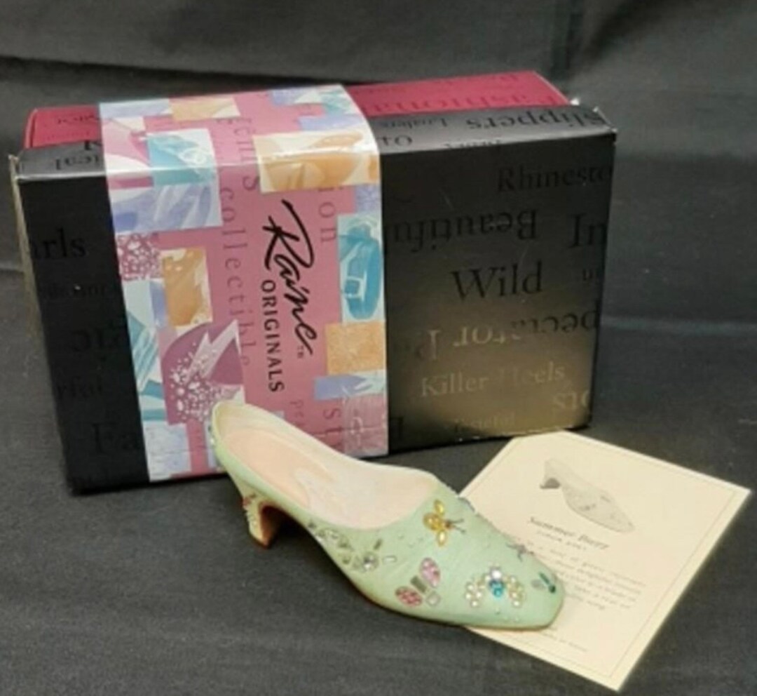Vintage Collectible Just the Right Shoe ‘summer Buzz’ Shoe Original Box ...