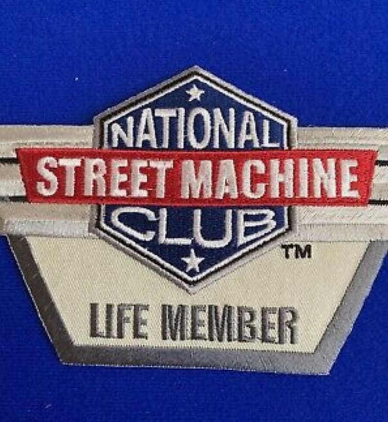 Vintage National Street Machine Club Life Member Patch New - Etsy