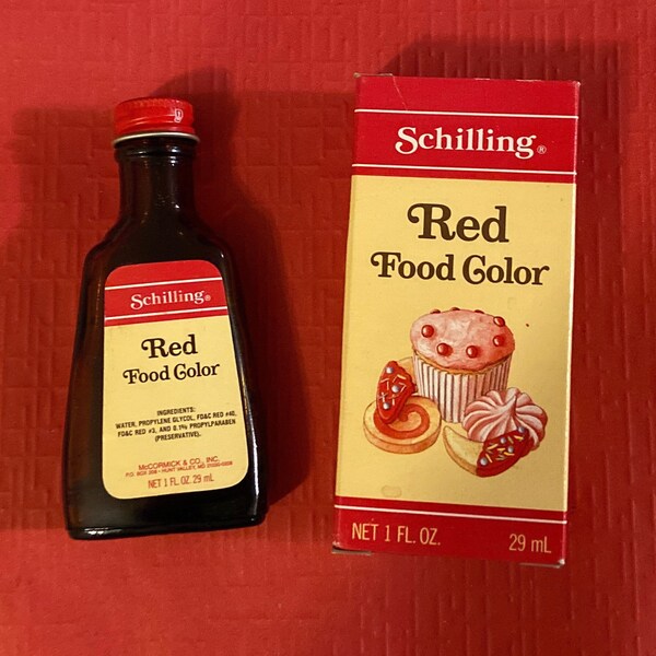 Red Food Coloring - Etsy