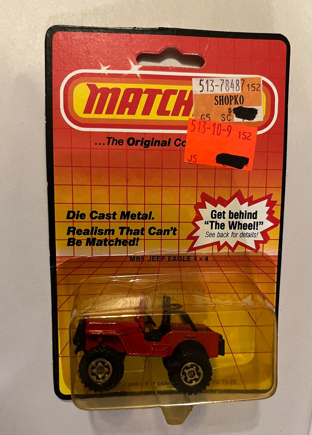 Vintage Collectible 1983 Matchbox MB5 Jeep Eagle 4X4 - Etsy