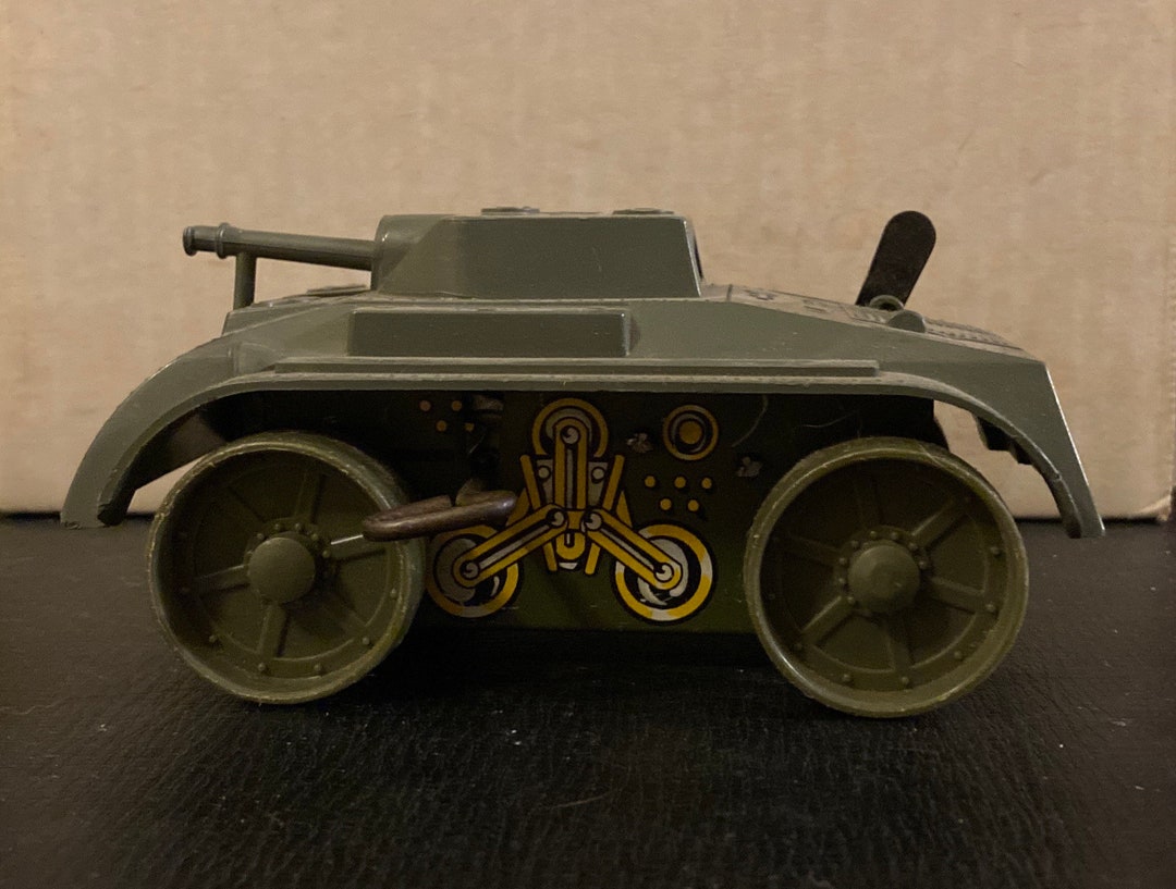 Vintage Marx Wind up Militarytank - Tin & Plastic - Etsy