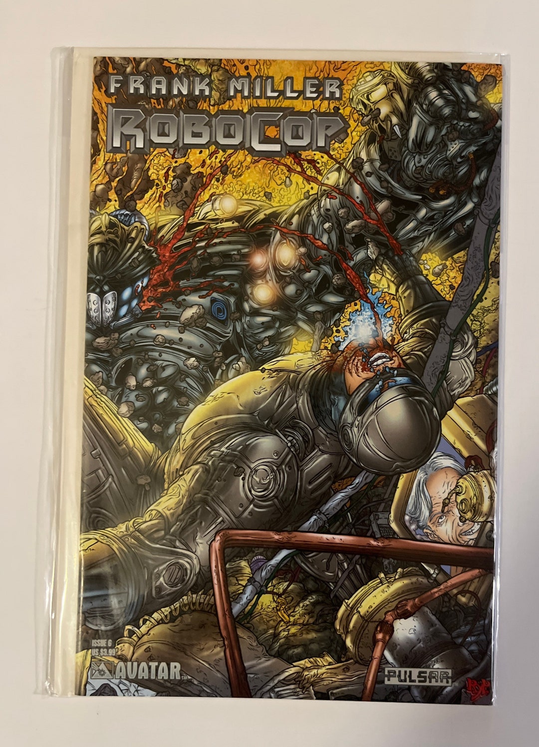 Buy Frank Millers Robocop avatar 6 Wrap Around Cover Artwork by Juan ...