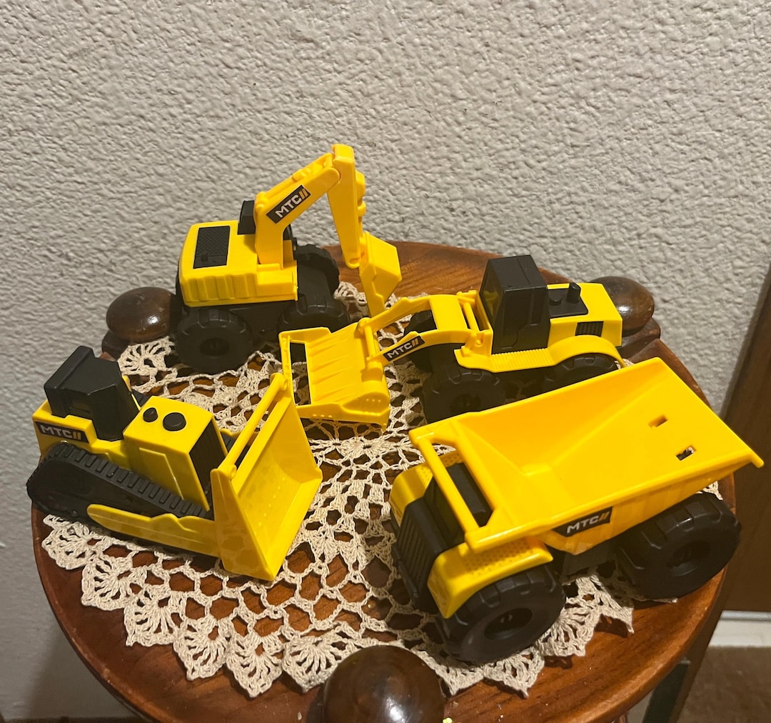 MTCII 4 Construction Vehicles From the Mighty Tuff Crew Series - Etsy