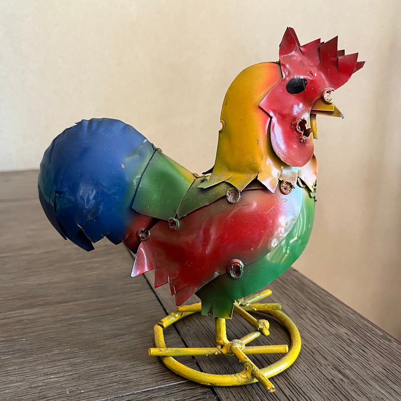 Metal Rooster - Etsy