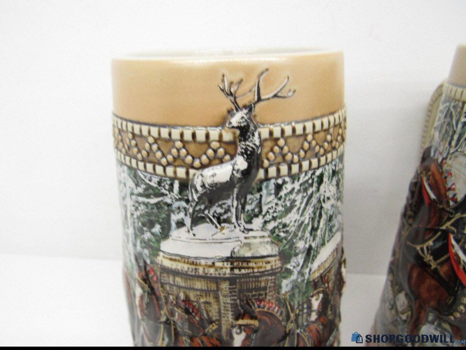 Vintage 1988 Pair Ceramarte Budweiser Beer Steins - Limited Edition - Etsy