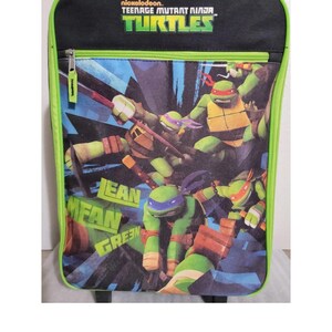 Teenage Mutant Ninja Turtles TMNT Rolling Suitcase/bag/luggage 18 X 12 ...