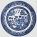 Vintage Collectible Churchill Blue Willow Transfer Pattern 3 Piece ...