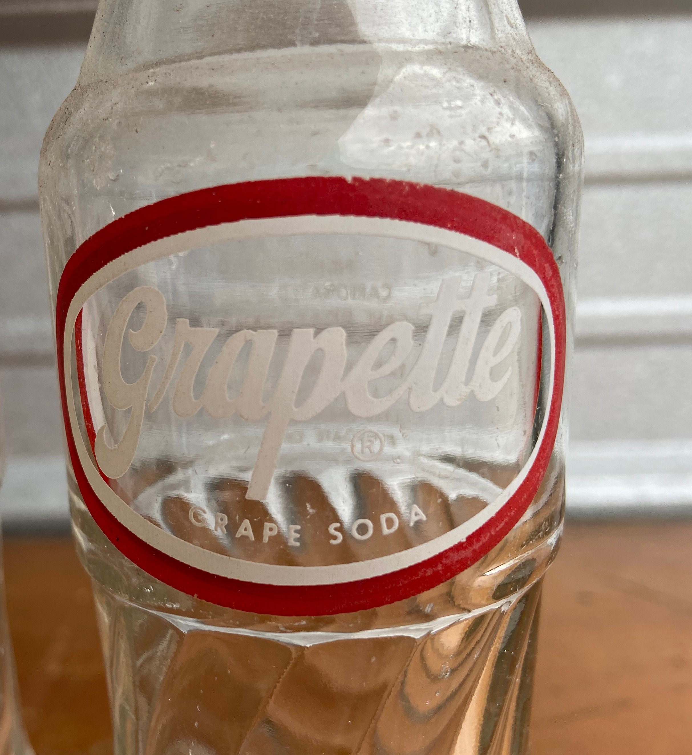 3 Vintage Grapette Grape Soda 1952 ACL 10 Oz Pop Bottle King | Etsy
