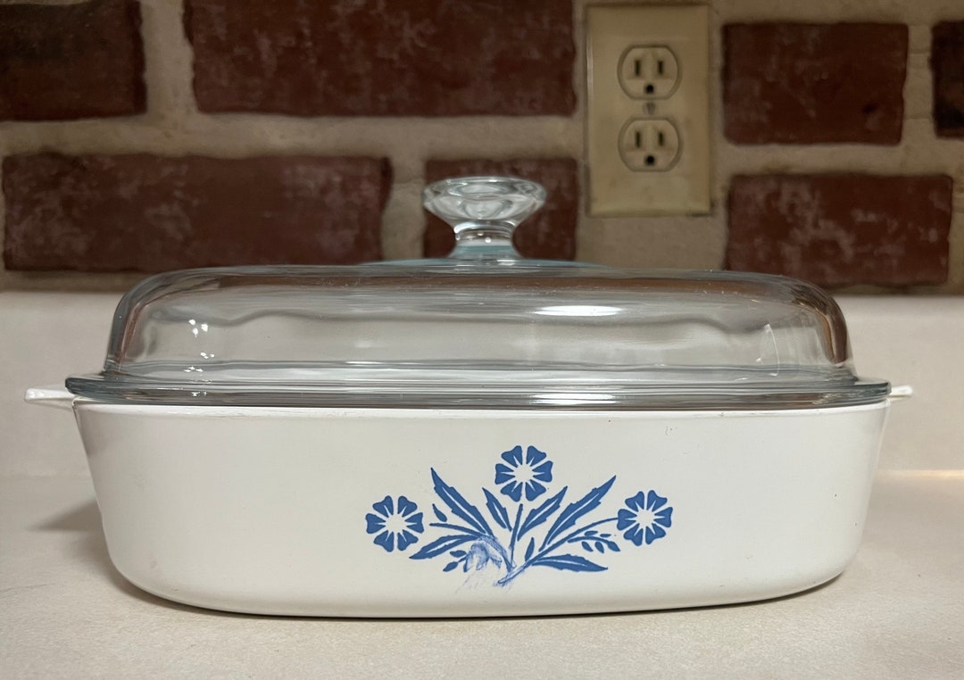 Vintage Discontinued Collectible Corning Ware Blue Cornflower A-10-B ...