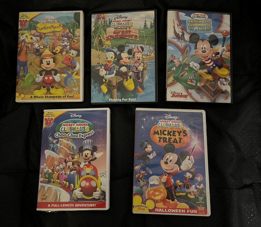 5 Mickey Mouse Clubhouse Dvds Bundle - Etsy