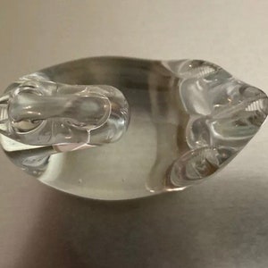 Vintage Goose Duck Swan Glass Paperweight - Etsy