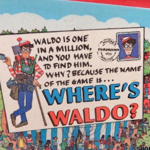 Vintage 1990 Martin Handford Where’s Waldo Lunchbox & Thermos - Etsy