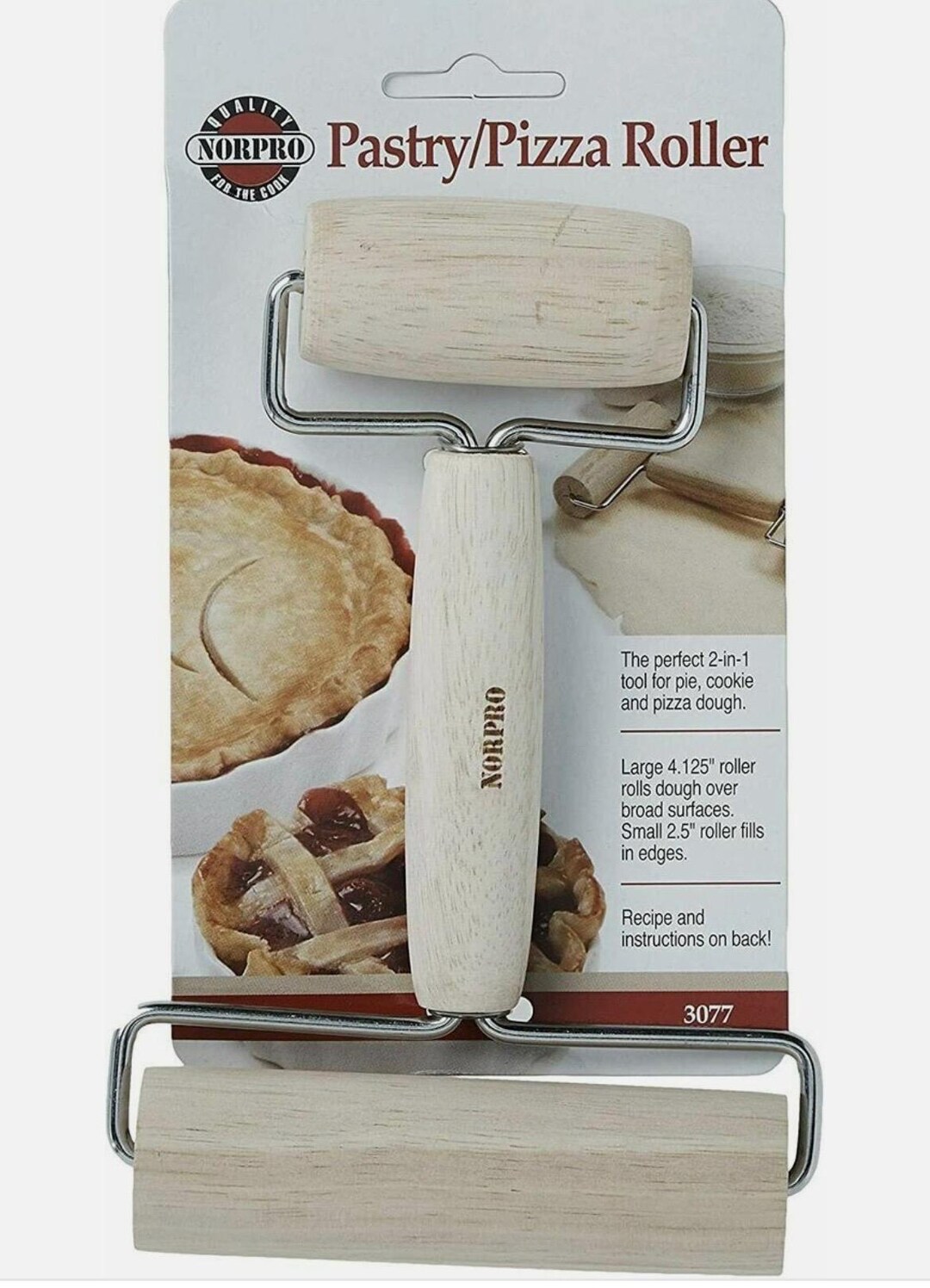 Norpro Pastry & Pizza Roller Brand New in Package - Roll Out Pizza or ...