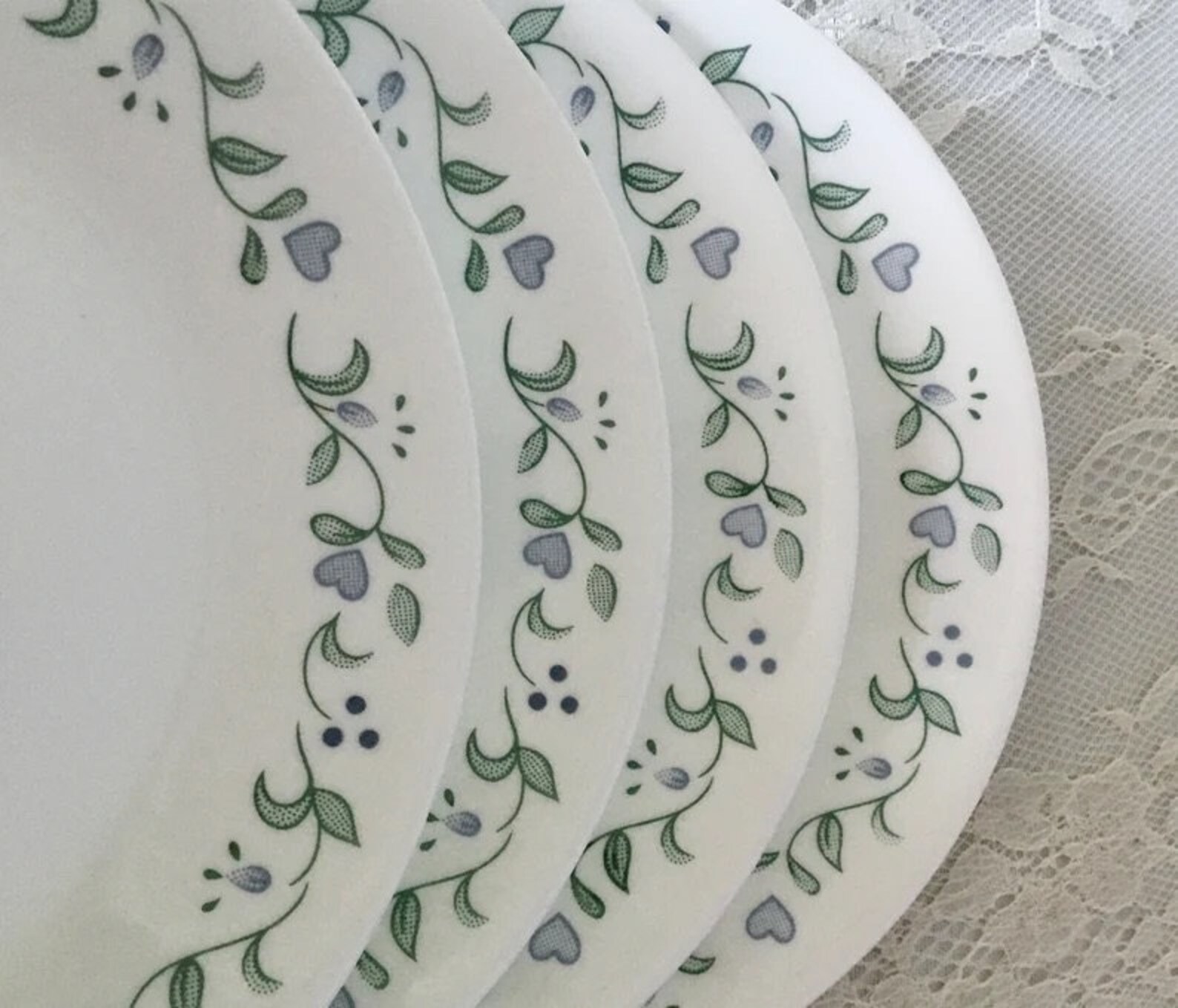 Vintage Collectible Corelle Country Cottage Bread & Butter Plates - Etsy
