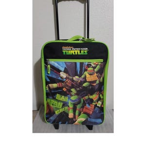 Teenage Mutant Ninja Turtles TMNT Rolling Suitcase/bag/luggage 18 X 12 ...