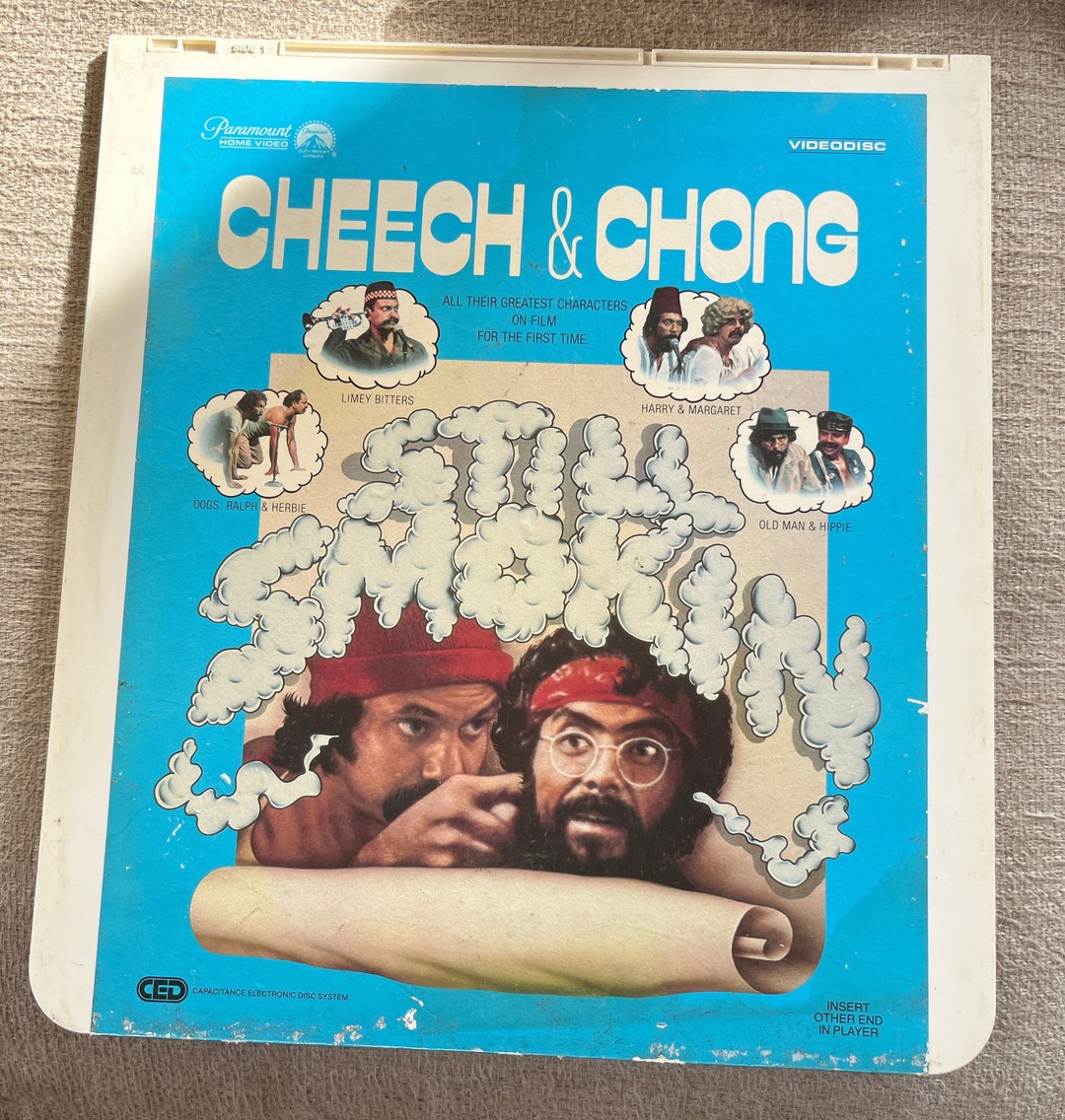 Vintage Cheech & Chong “still Smokin” 1983 CED Capacitance Electronic Video Disc - Paramount - Etsy