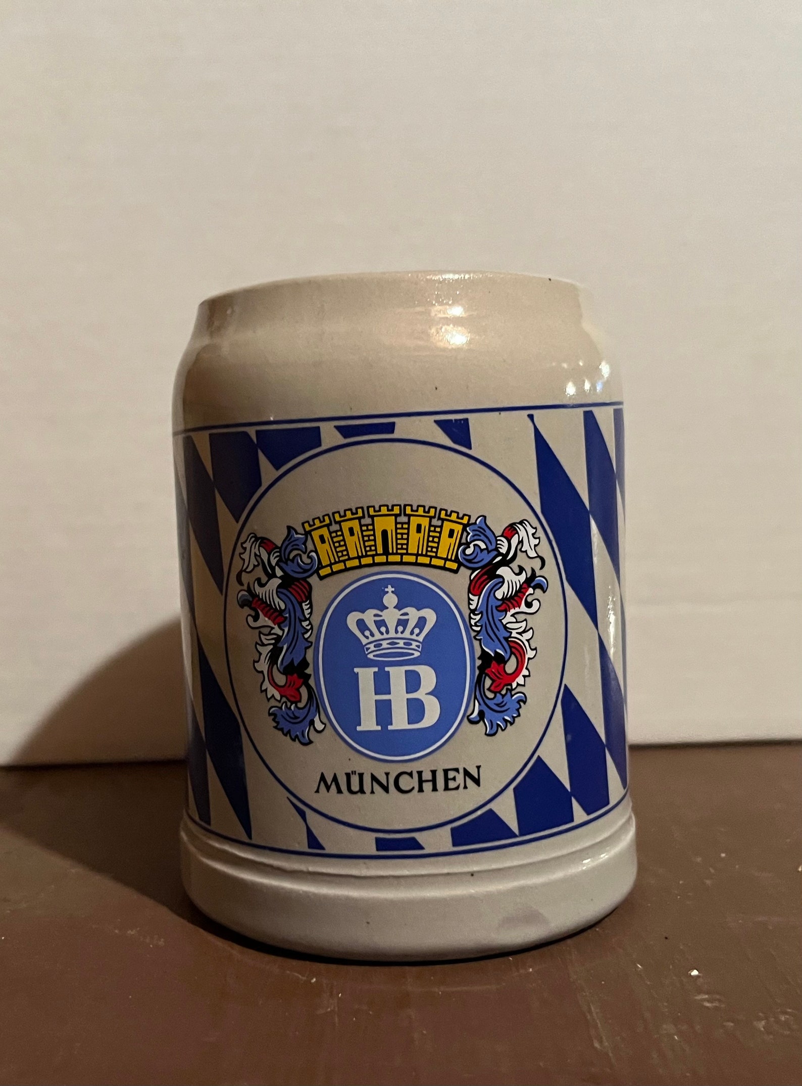 Vintage Collectible 1970s Munchen HB West German Stoneware Mug/tankard ...