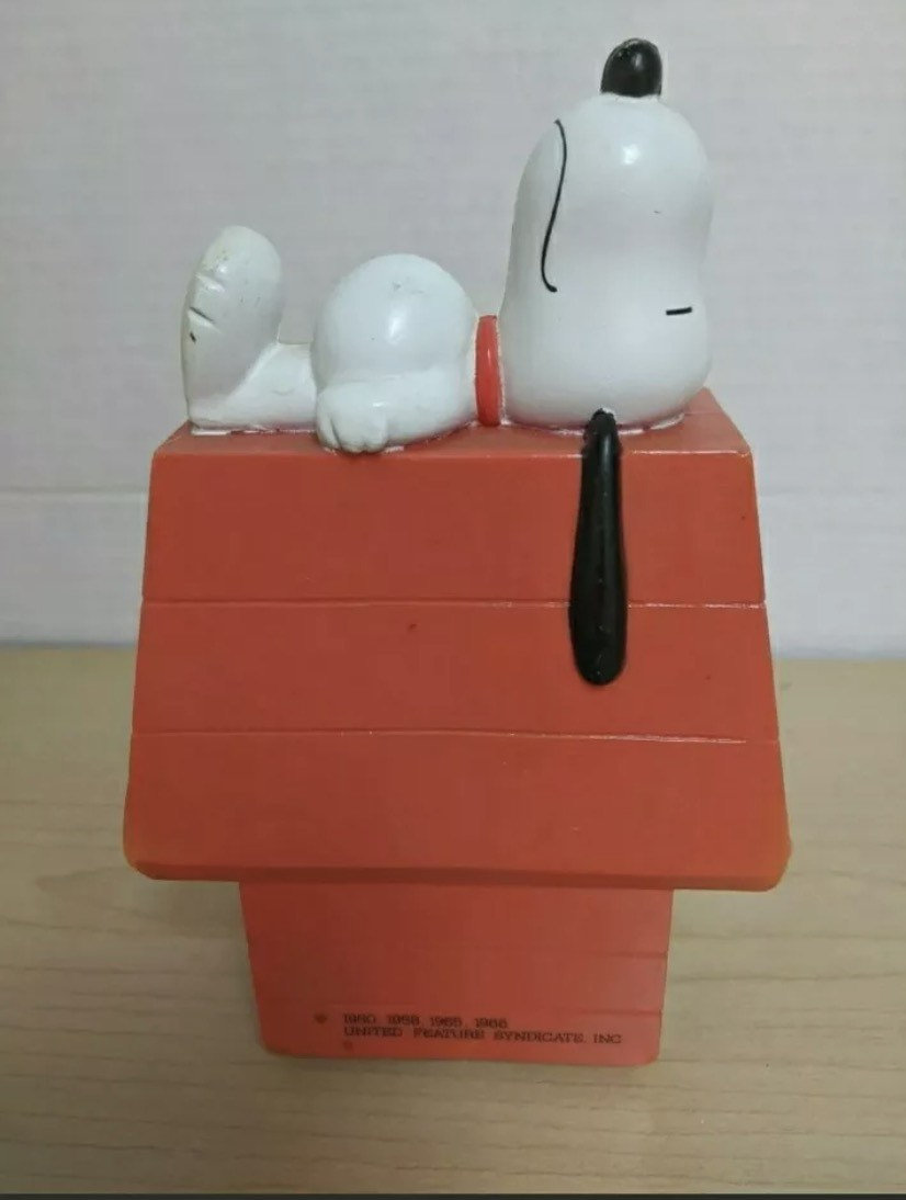 Vintage Snoopy Doghouse Bank Chex Party Mix Red - Etsy