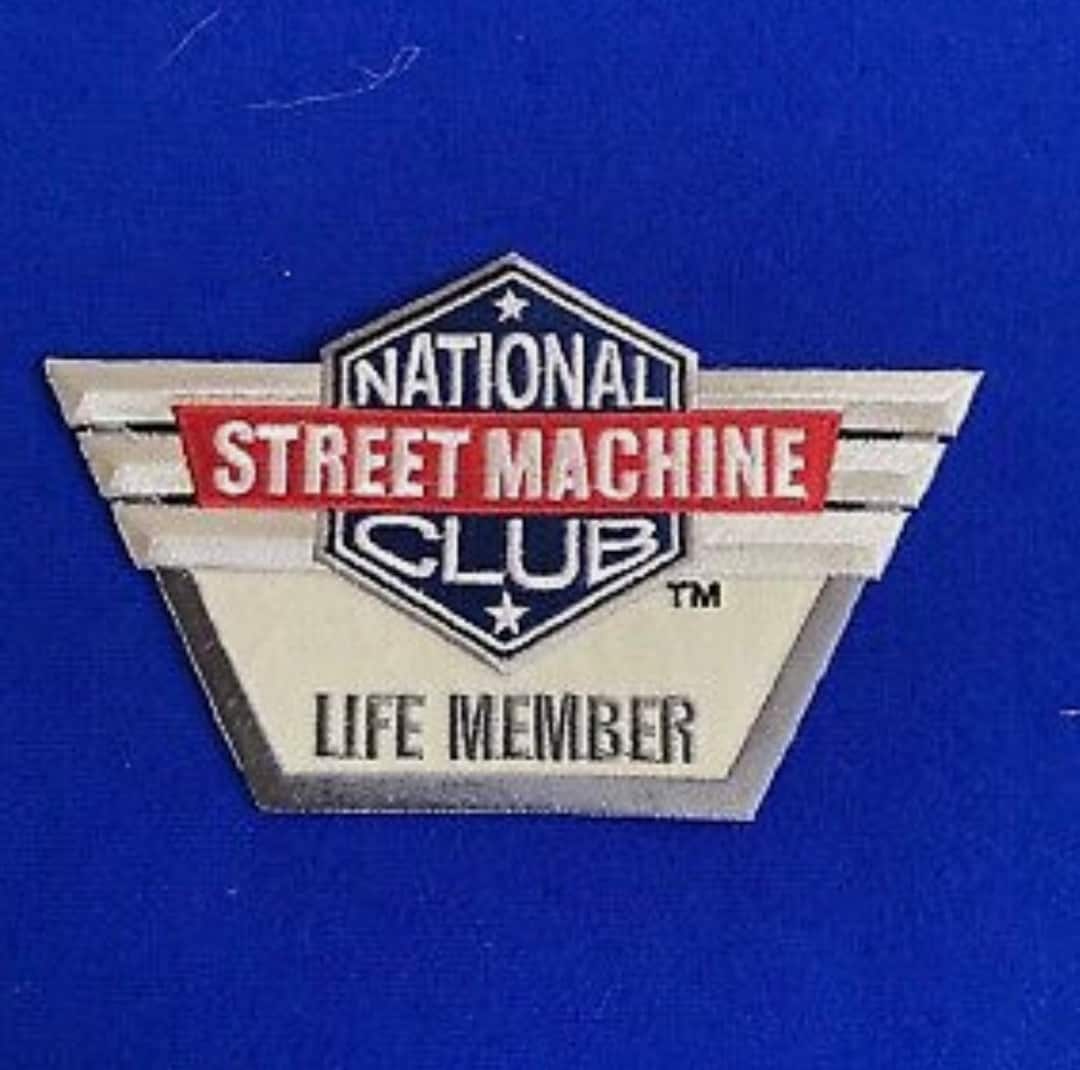 Vintage National Street Machine Club - Life Member Patch ( New & Unused ...