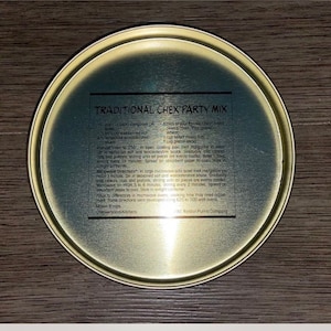 Chex Party Mix and Peanuts Tin - 40 Years of Tradition - Charlie Brown ...