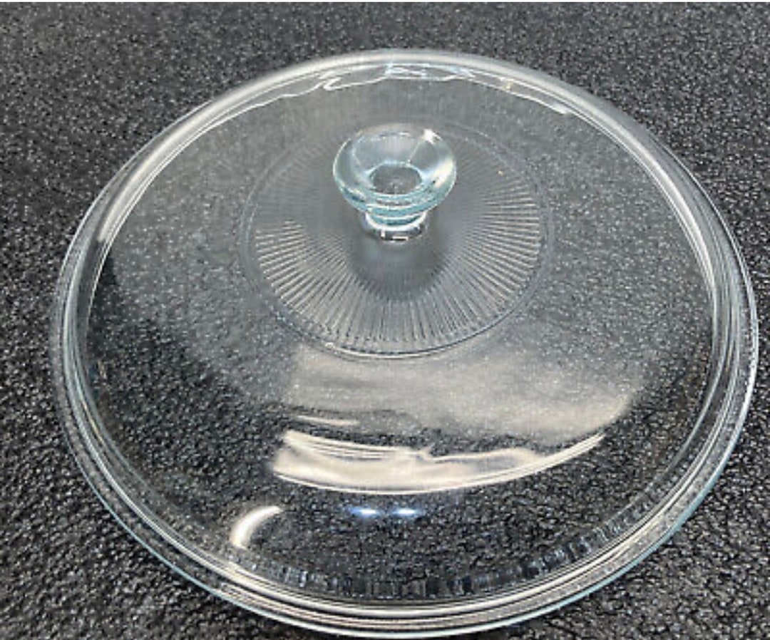 Vintage Corning Ware/pyrex Round Ribbed Light Blue Tint Lid 624C - Etsy