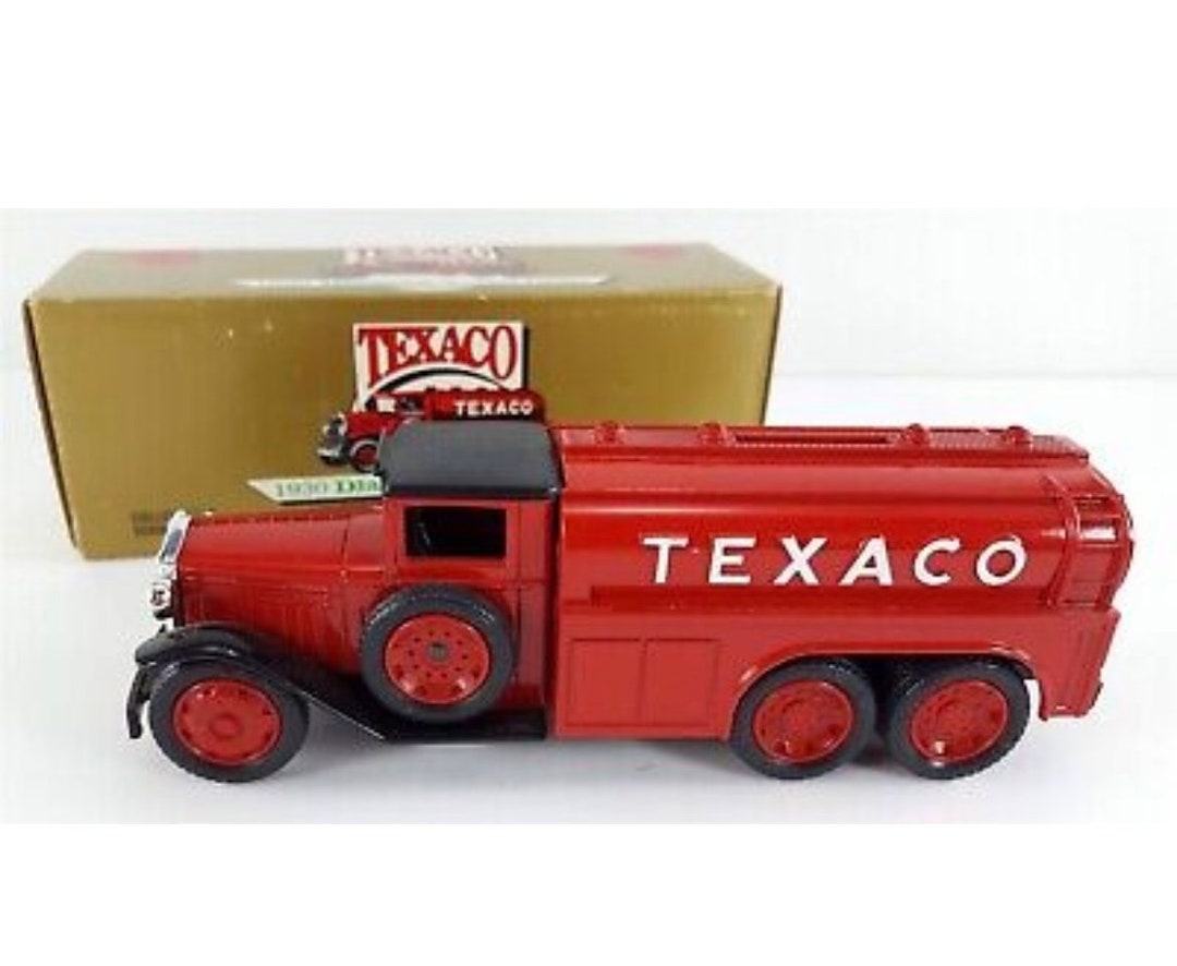 Vintage 1930 ERTL Texaco Diamond T Fuel Tanker Truck 1990 Bank ...
