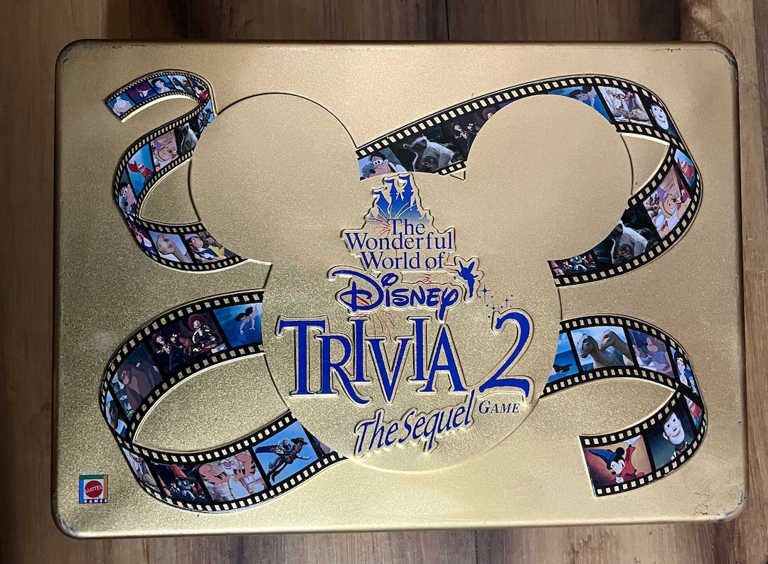 The Wonderful World of Disney Trivia 2 Game - the Sequel - Etsy