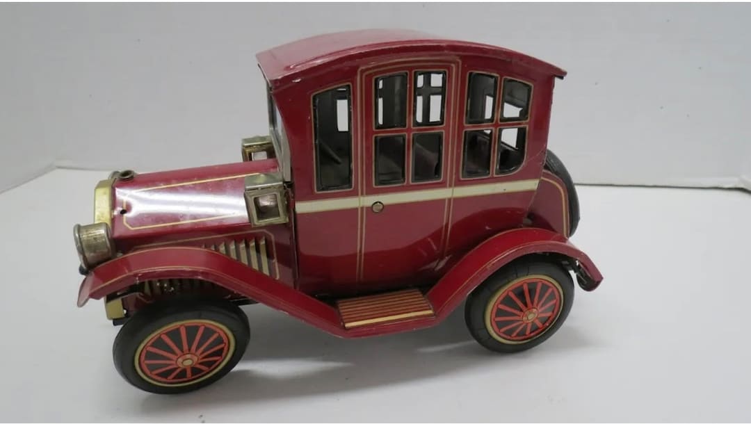 Vintage Collectible Grandpa Car Model T Tin Toy - Etsy