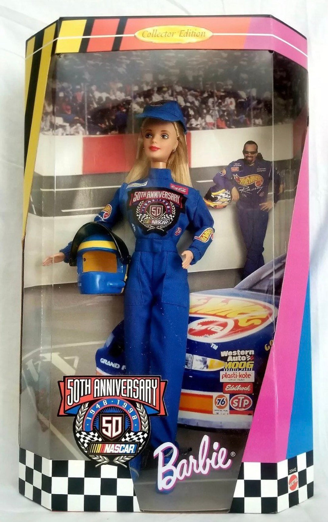 Barbie NASCAR 50th Anniversary (1948-1998) With Racing Helmet - Mattel ...
