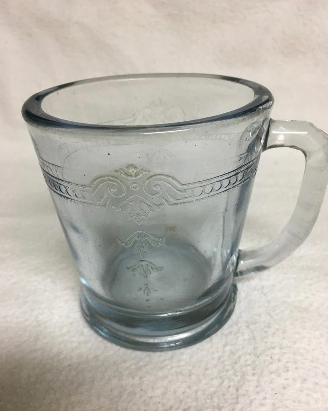 Vintage Collectible RARE Fire King Philbe Sapphire Blue Heavy Mug - Etsy