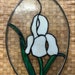 Vintage Stained Glass Calla Lily Art Piece Beautiful in - Etsy