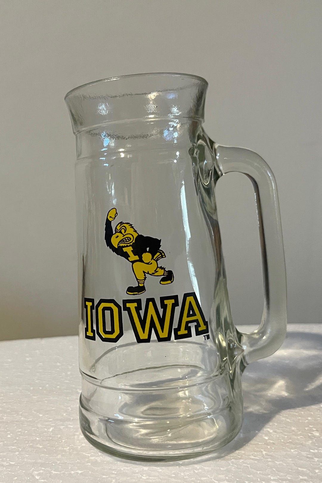 Vintage Iowa Hawkeyes Beer Mugs - Fighting Cy Style - Etsy