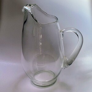 Vintage Collectible Large MCM Pitcher Holds 10 Cup Crystal Glassware - Etsy