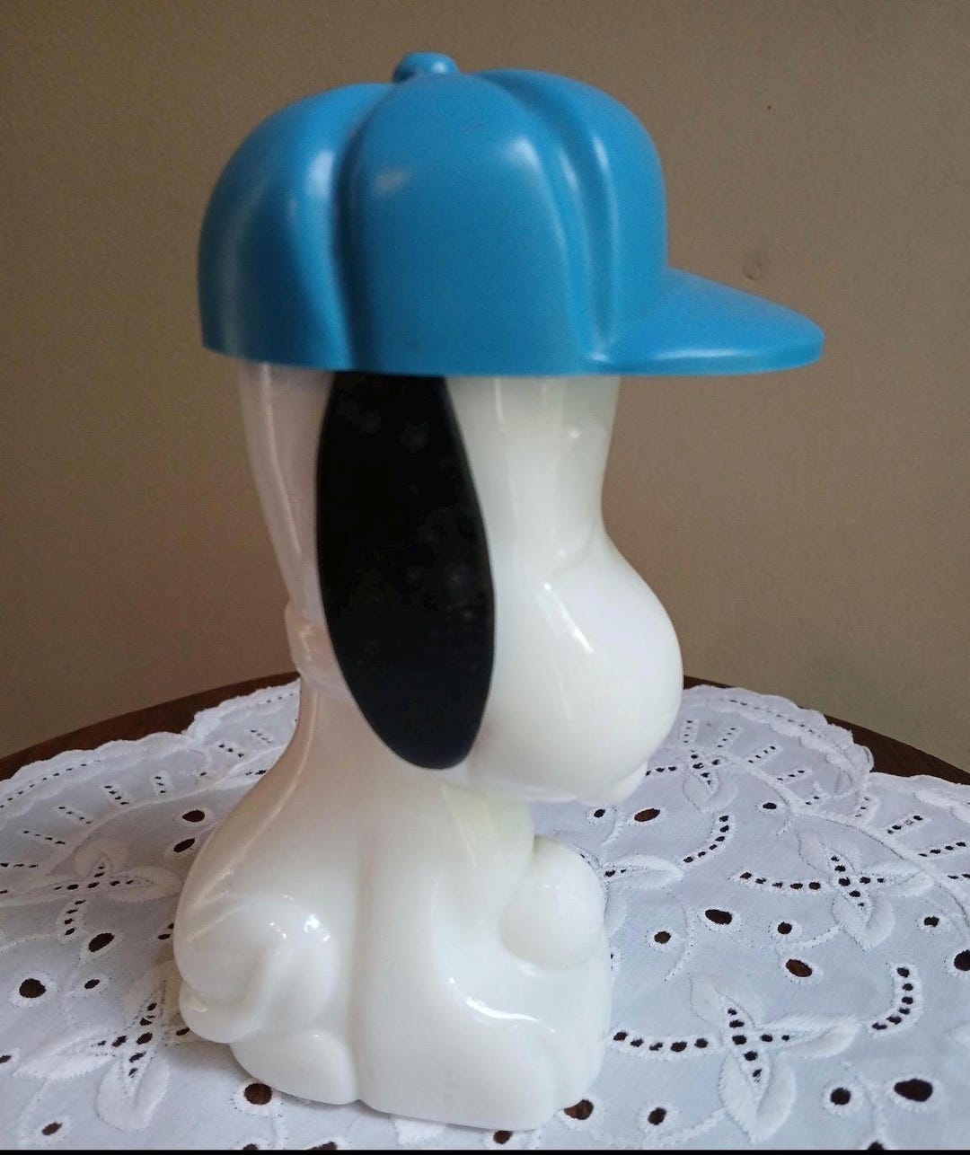 Vintage 1969 AVON Peanuts Snoopy Milk Glass Collectible Bottle - Etsy