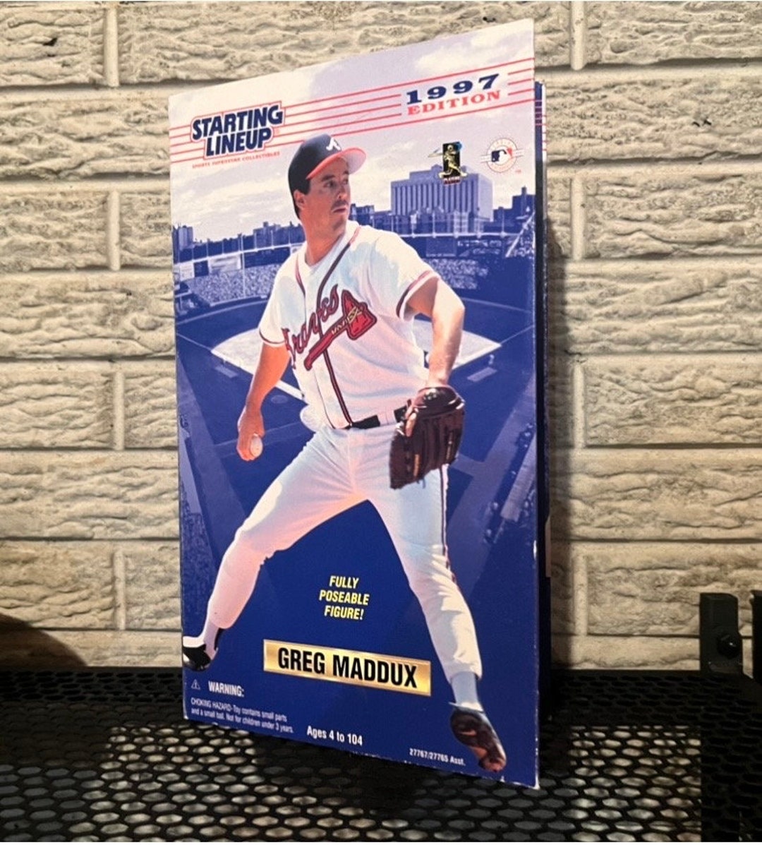 Vintage 1997 Starting Line up MLB Atlanta Braves Pitcher Greg Maddox 12 ...