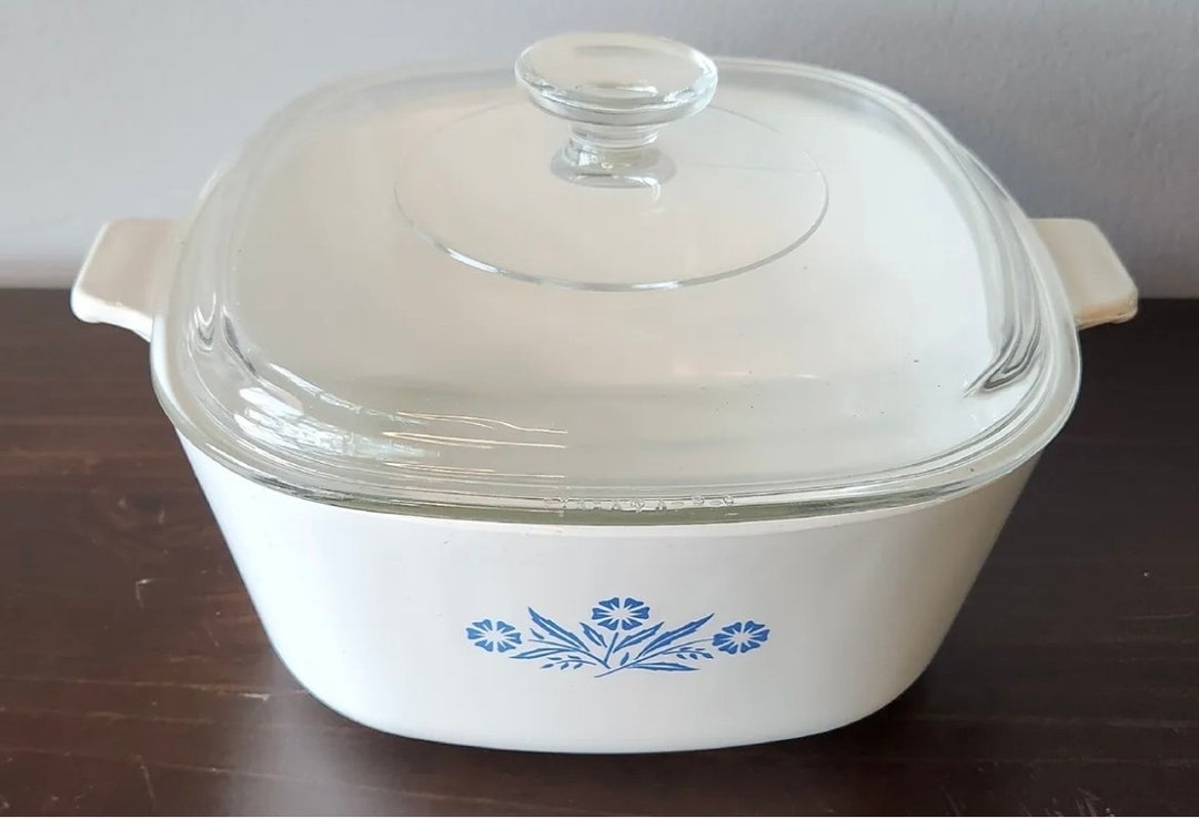 Vintage Discontinued Collectible Corning Ware A-2 1/2-B Blue Cornflower ...