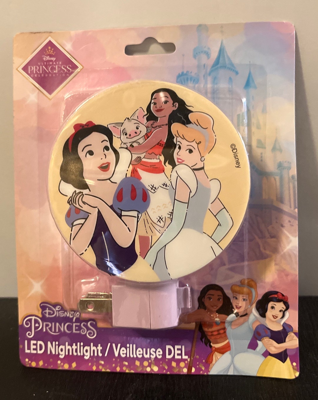 Disney Ultimate Princess Collection Nightlight Snow White, Cinderella ...