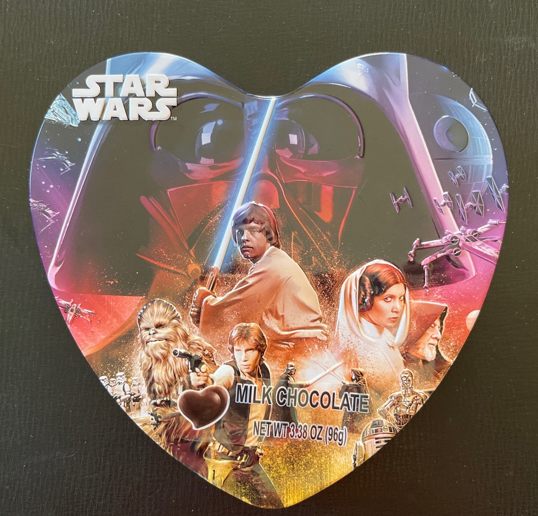 Star Wars Embossed Heart Shaped Valentine’s Day Candy Tin - Empty - Etsy