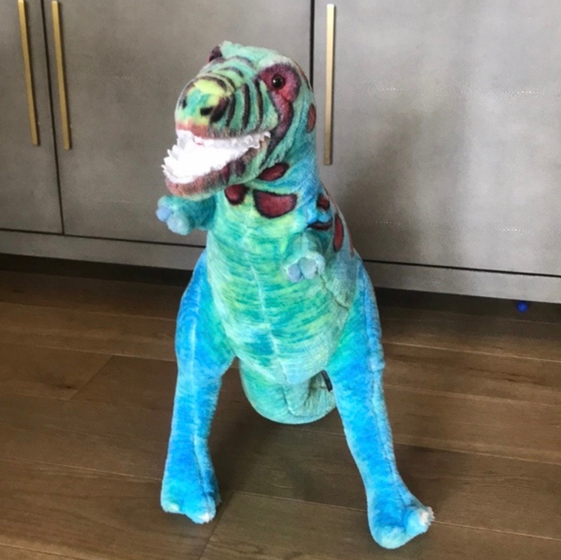 Melissa Doug Plush T rex Dinosaur Jumbo 39 Stuffed Animal Etsy UK