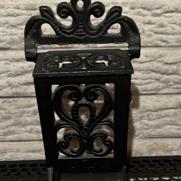 Cast Iron Matchbox Holder - Etsy
